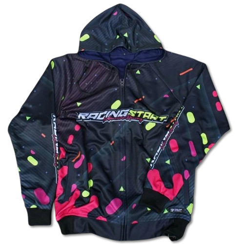 Jual RACINGSTART Jaket Trucker Hoodie Digital Printing Sublimasi HR.139 | Shopee Indonesia