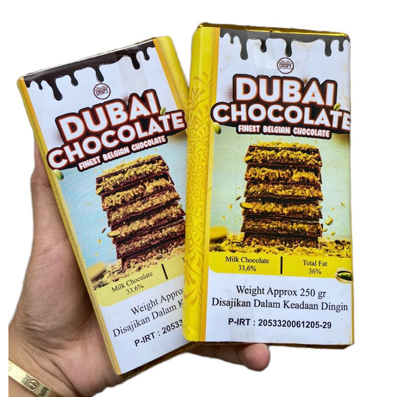 Jual CHOCOLATE DUBAI / COKLAT DUBAI MILK PISTACHIO KUNAFE | Shopee Indonesia