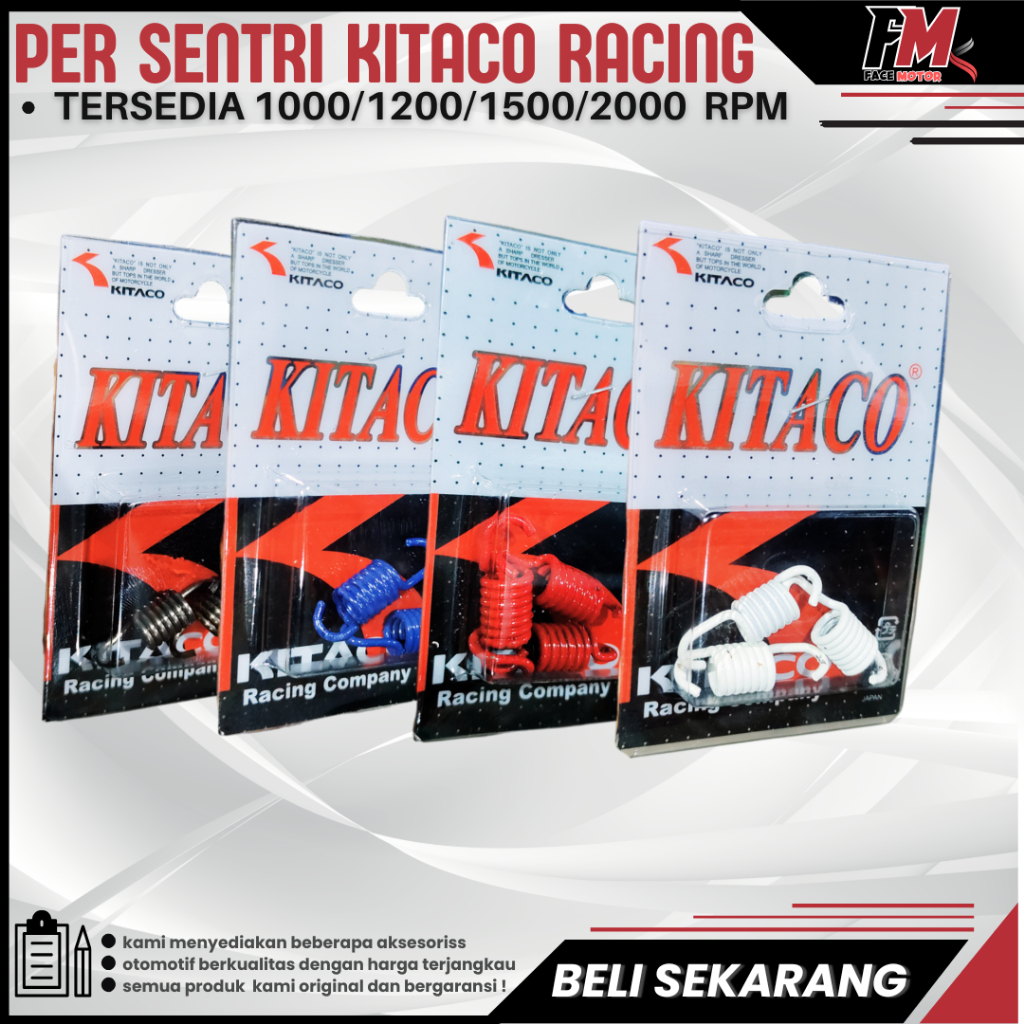 Jual Per Sentri Kitaco Racing 1500 RPM 1000 RPM 2000 RPM Per Kampas ...