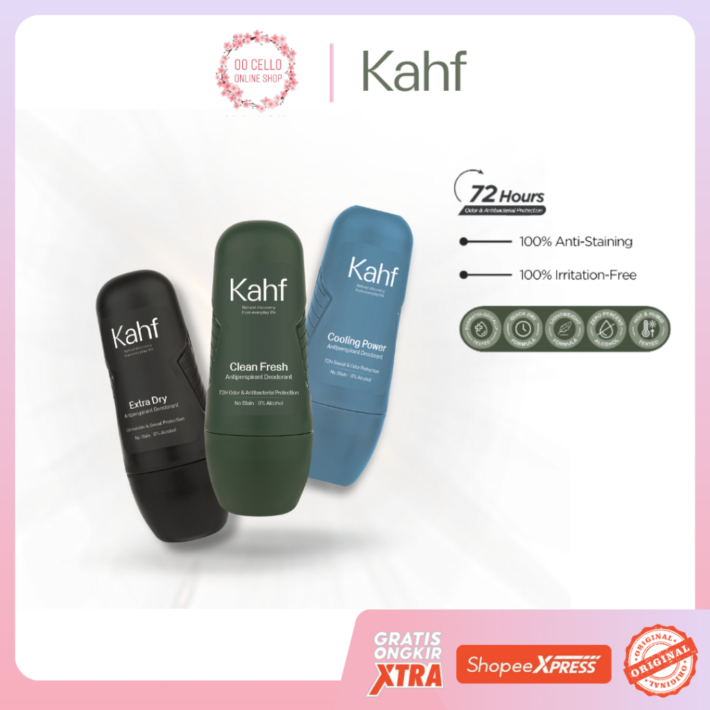 Jual Kahf Antiperspirant Deodorant 45ml New! | Shopee Indonesia