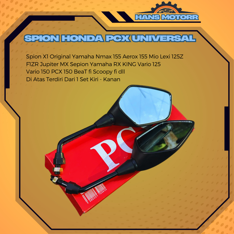 Jual Spion Motor Spion Pcx Spion Model Honda Pcx Universal Buat Semua ...