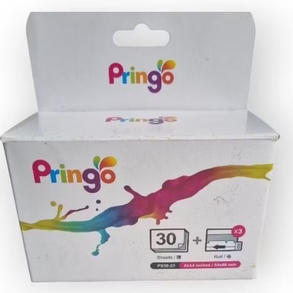 Jual Kertas foto Pringo Printer Cartridge Pringo printer 30 Sheets ...