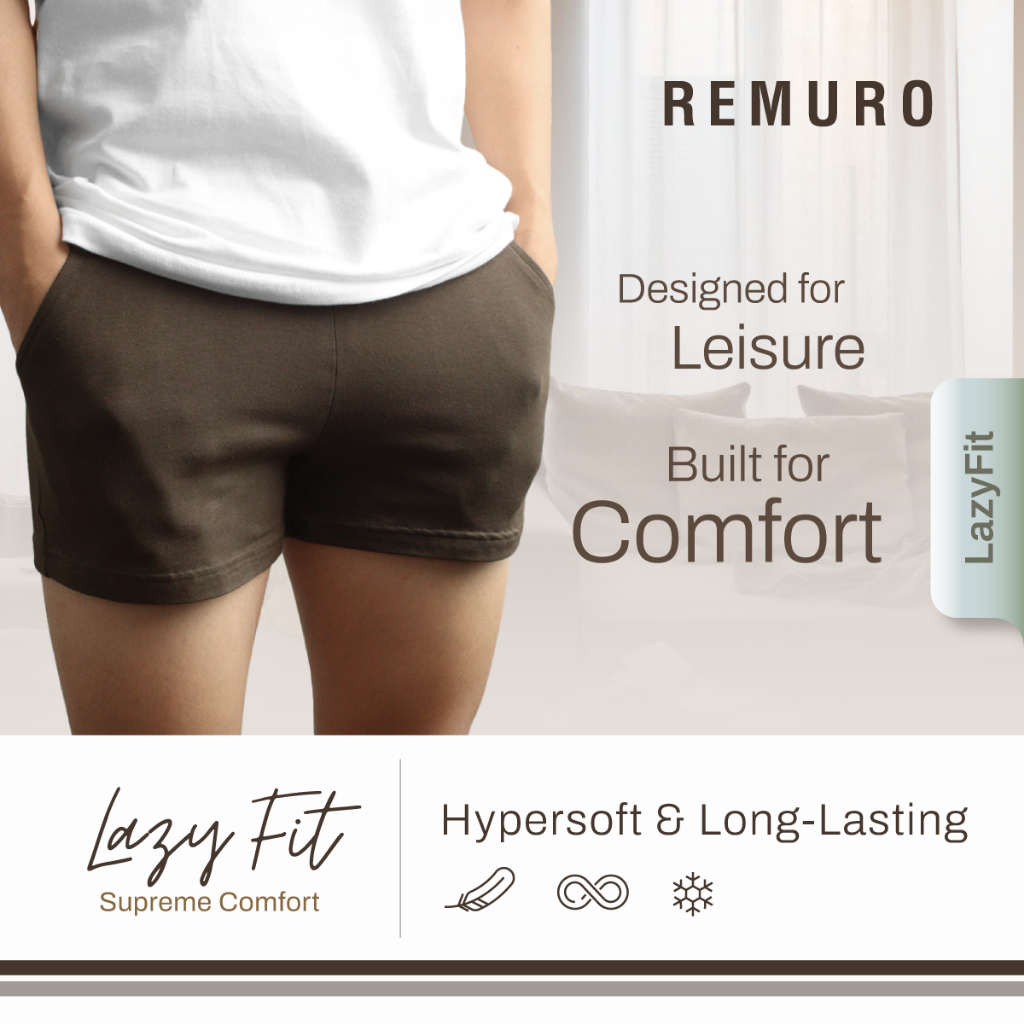 Jual REMURO LazyFit [1 PC] - Celana Pria Santai Leisure Shorts Home ...