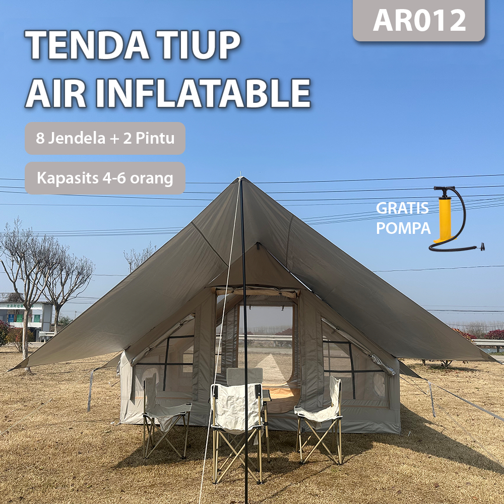 Jual Tenda Camping Pompa Otomatis 4 - 6 Orang | Air Inflatable Tent ...