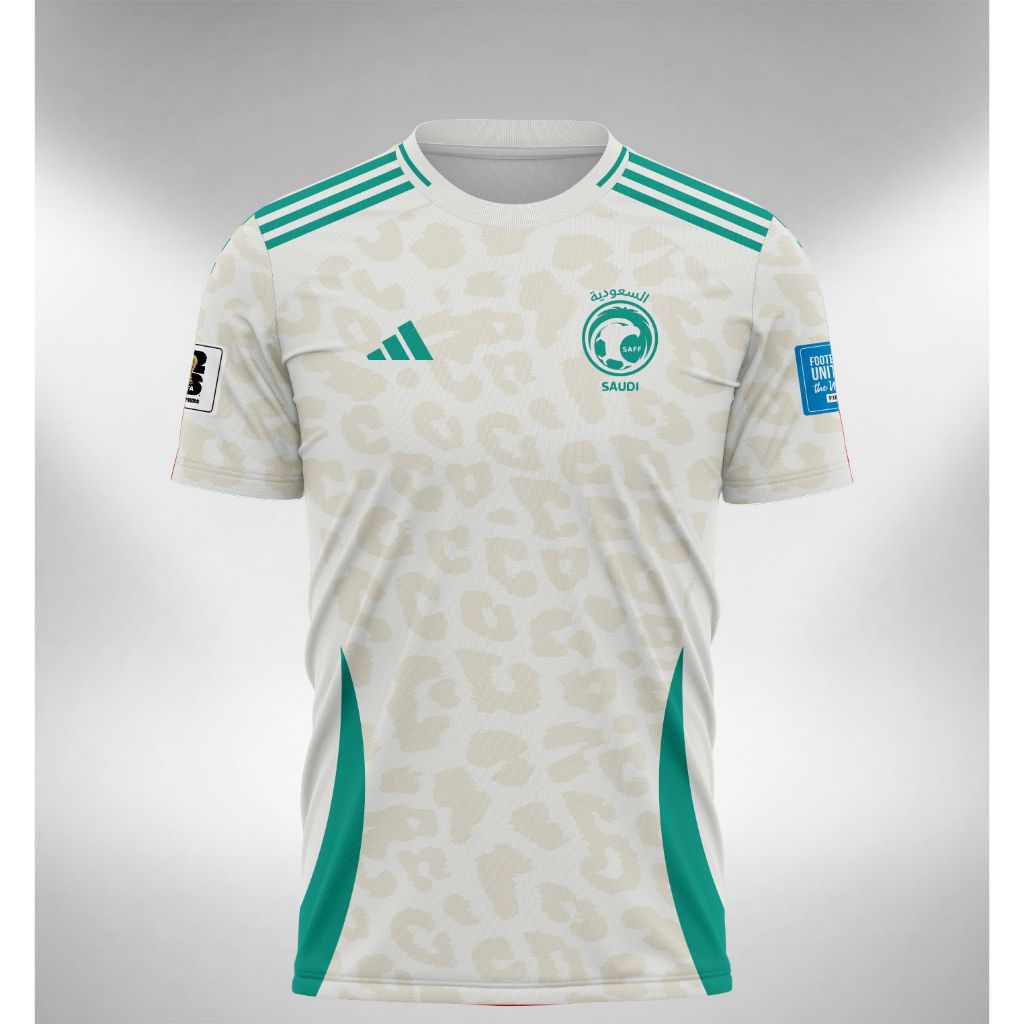 Jual Jersey Arab Saudi Away 2024 2025 Full Patch | Shopee Indonesia