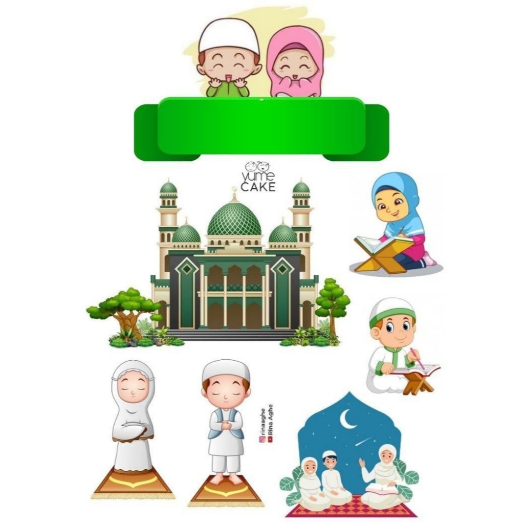 Jual {Topper Idul Fitri} Topper Muslim Hari Raya Idul Fitri / Topper ...