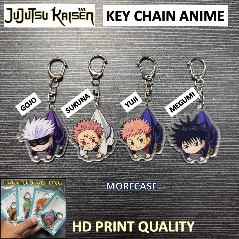 Jual KEY CHAIN ANIME JJK JUJUTSU KAISEN GOJO SUKUNA YUJI ITADORI MEGUMI ...