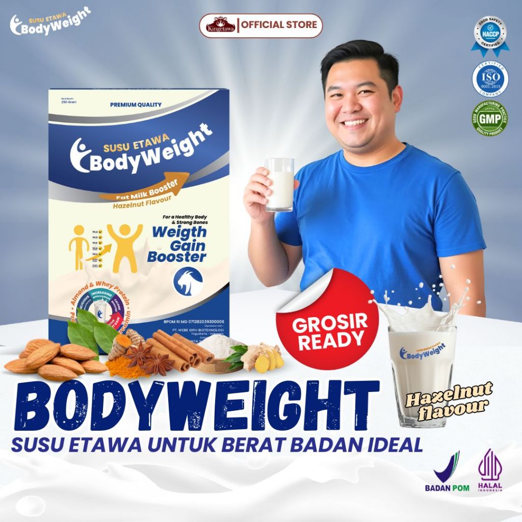 Jual BodyWeight Susu Kambing Etawa Penggemuk Badan Susu Etawa Membantu ...