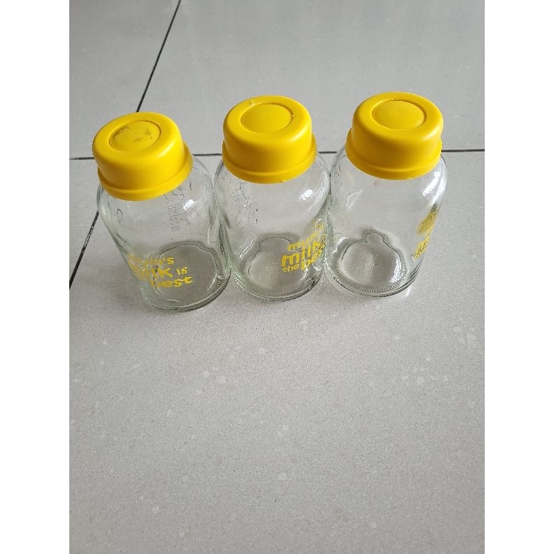 Jual Botol Asi Kaca tebal @150ml x 3 botol Preloved | Shopee Indonesia