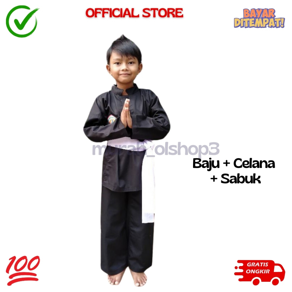Jual Baju Silat - Seragam/Sakral Pencak Silat Ipsi Anak + Sabuk ...