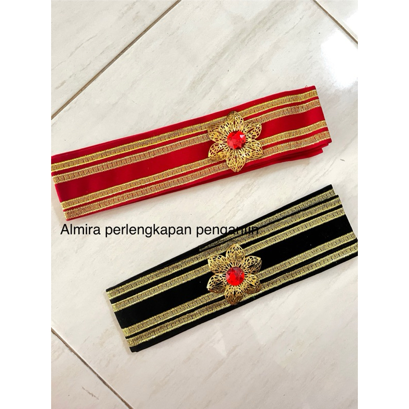 Jual sabuk bali/ sabuk tari/ sabuk kebaya/ slepe tari bunga | Shopee ...
