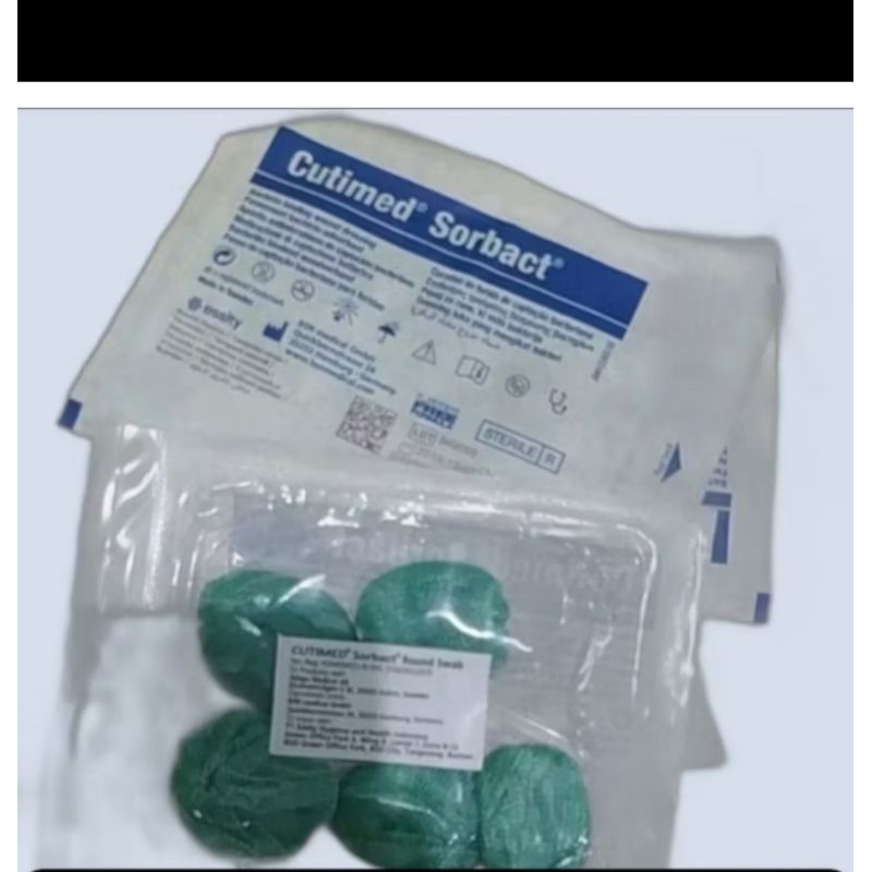 Jual cutimed sorbact tupfer round swab modern dressing perawatan luka ...