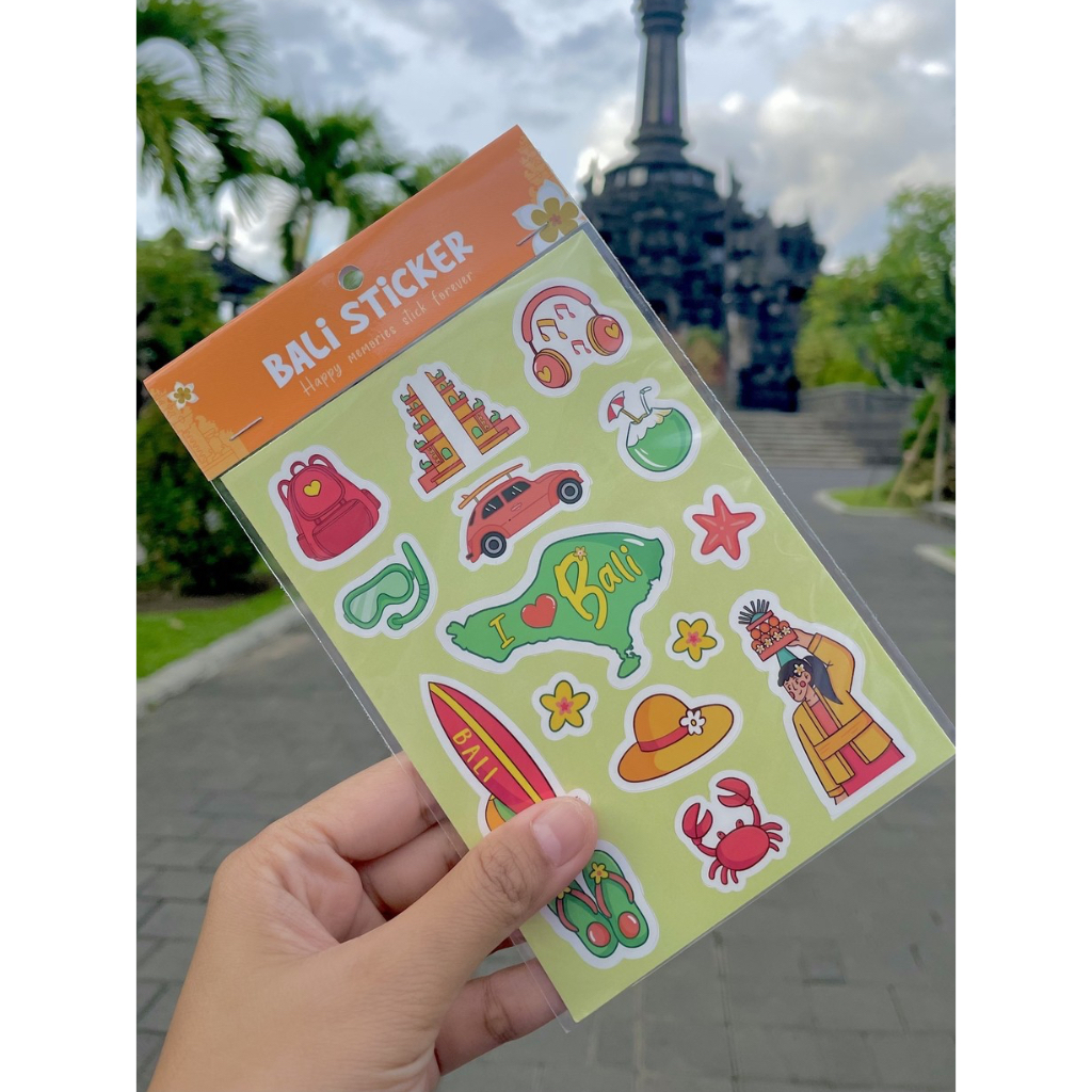 Jual Bali Sticker - Stiker Lucu Imut Estetik Tahan Air untuk Notebook ...