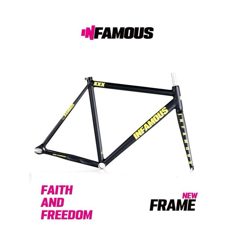 Jual Frameset INFAMOUS track fixie | Shopee Indonesia