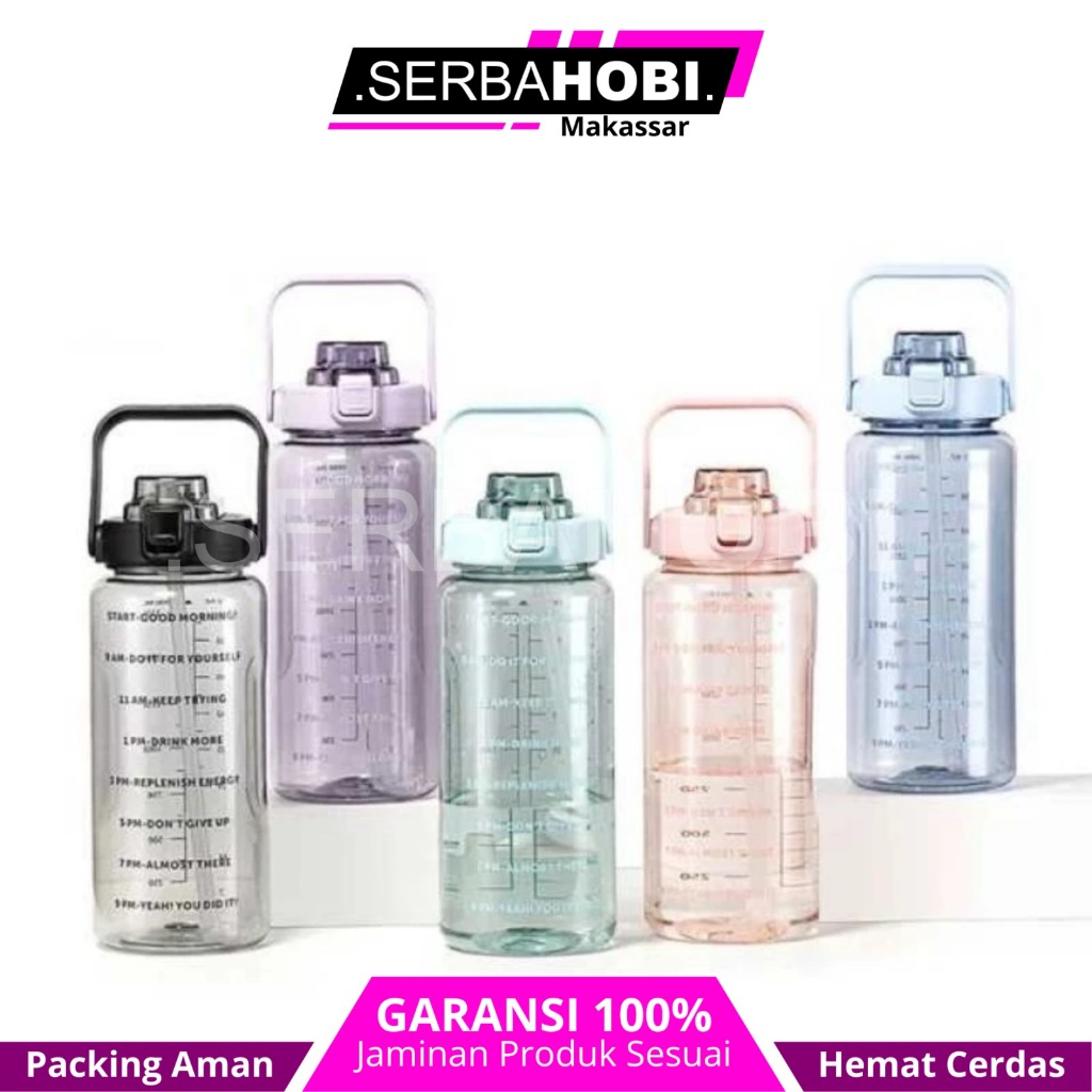 Jual Botol Minum Viral / Botol Minum 2 Liter murah / botol minum ...
