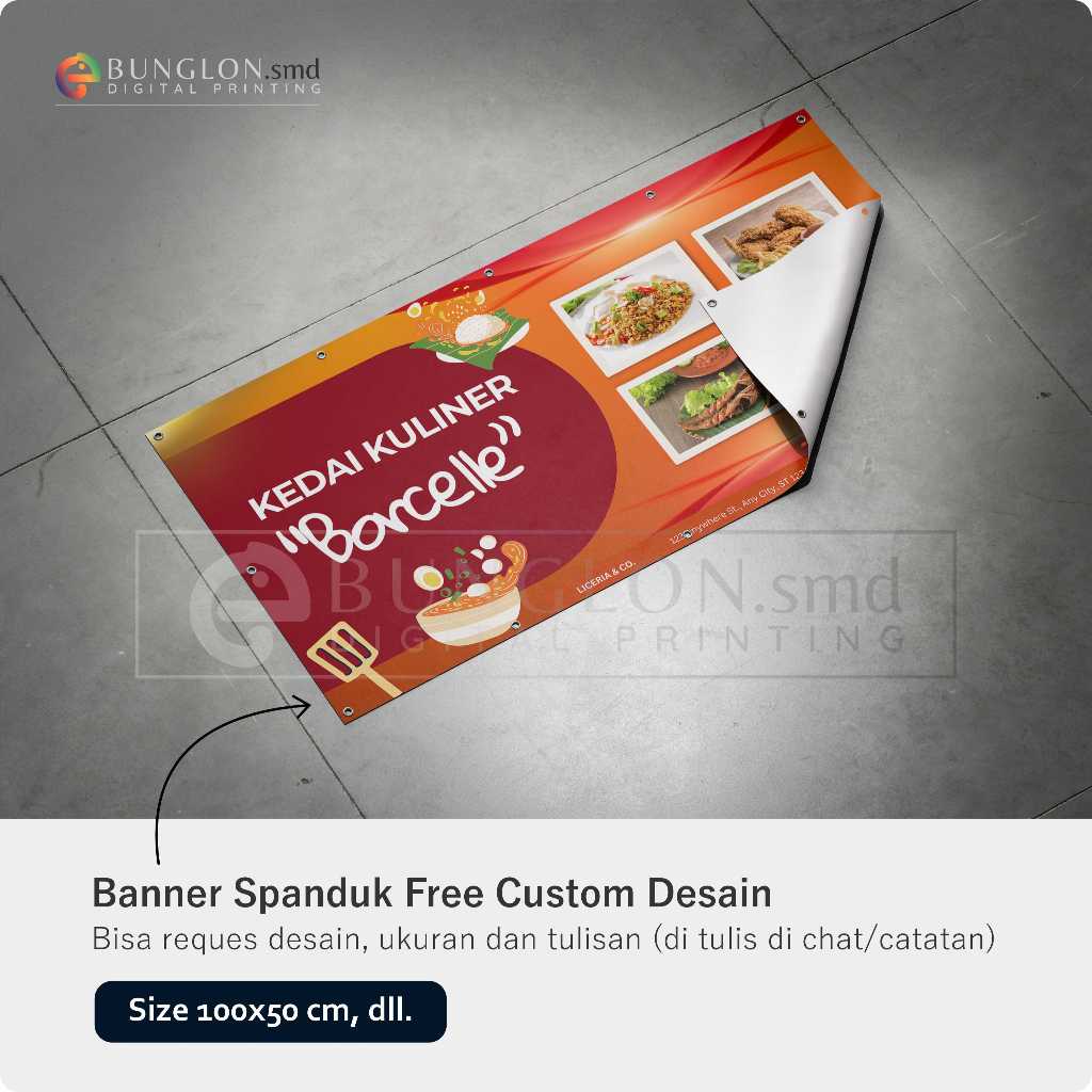 Jual PRINT CETAK SPANDUK BANNER KEDAI KULINER CUSTOM DESAIN | Shopee ...