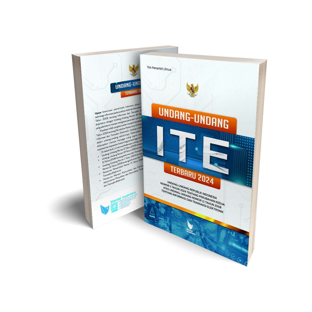 Jual UNDANG-UNDANG ITE TERBARU 2024 (Undang-Undang Republik Indonesia ...