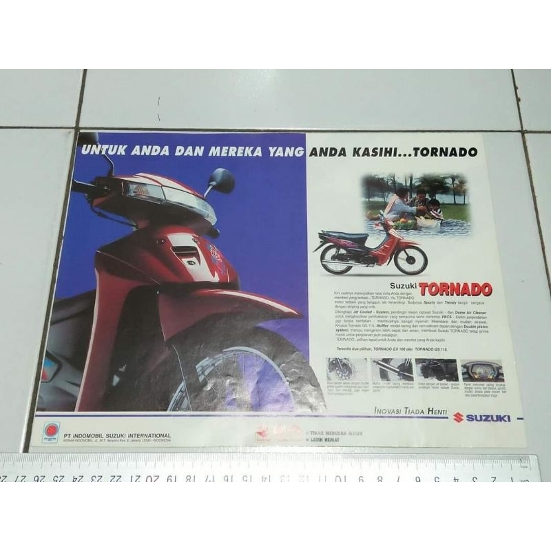 Jual Iklan motor jadul suzuki tornado gx tahun 90an dan iklan jam ...