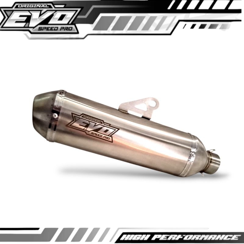 Jual silencer kapsul original knalpot evo speed pro inlet 50 mm ...