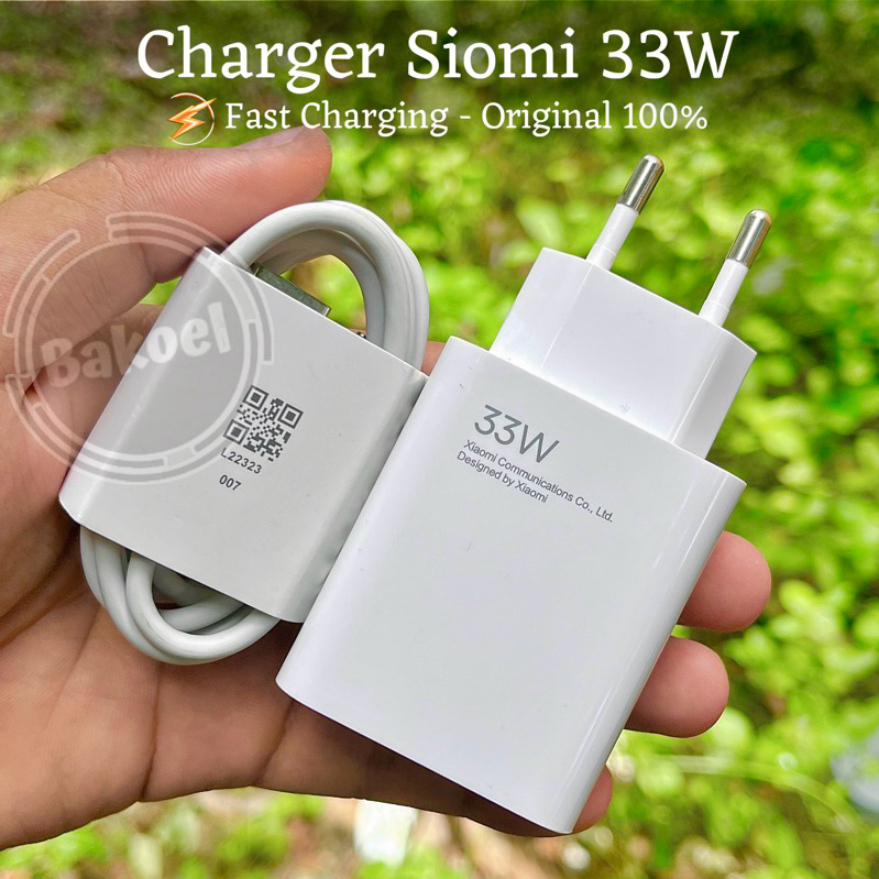 Jual Charger Siomi 33W Original 100% (N0t.10.pro)(10.S)(X.3)(M.4)(N0te ...