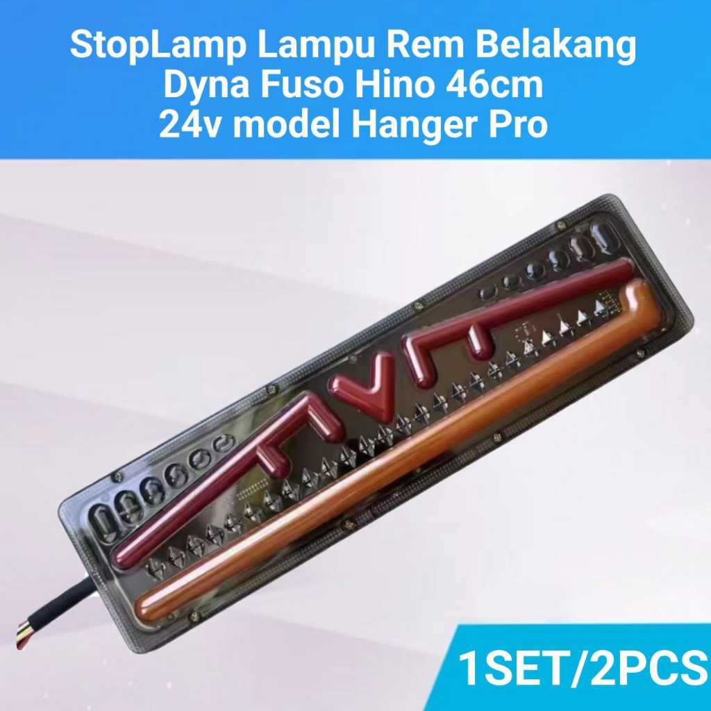 Jual Stoplamp Lampu Rem Belakang Dyna Fuso Hino 46CM 24V Model Hanger Pro WF-003 | Shopee Indonesia