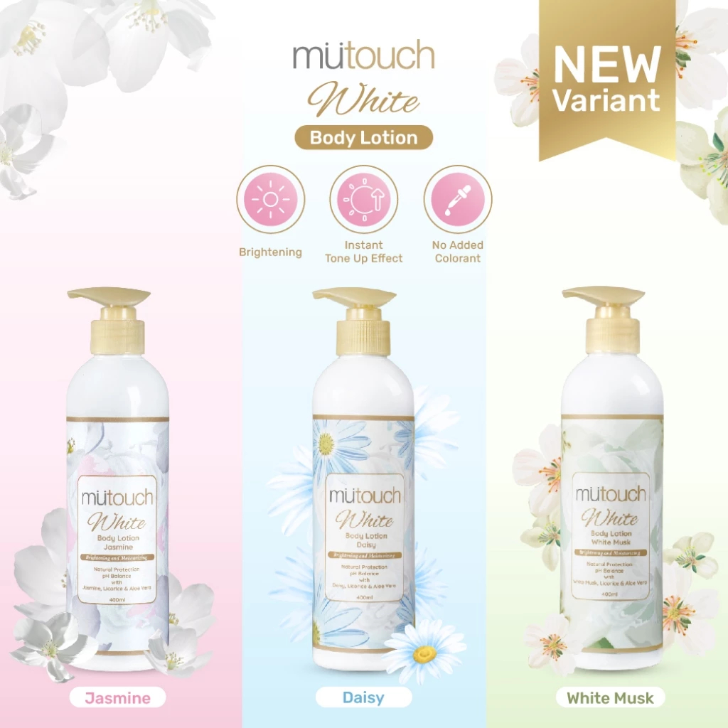 Jual MUTOUCH White Body Lotion 400ml | Shopee Indonesia