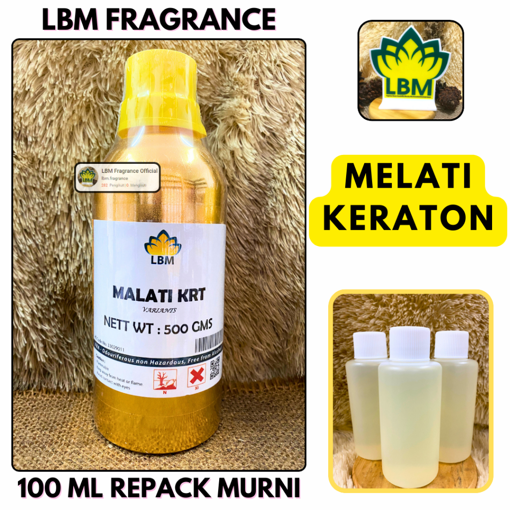 Jual Bibit Parfum MELATI KRATON / MELATI KERATON Repack 100 ML MURNI ...