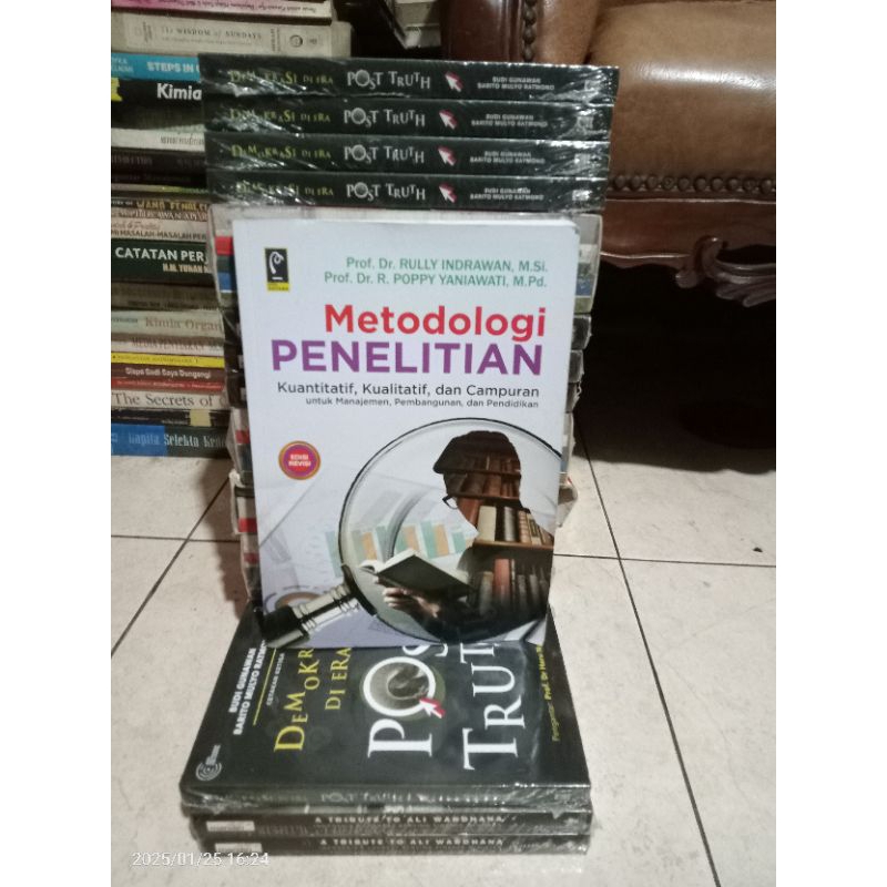 Jual ORIGINAL MULUS BUKU METODOLOGI PENELITIAN KUANTITATIF KUALITATIF DAN CAMPURAN EDISI REVISI ...