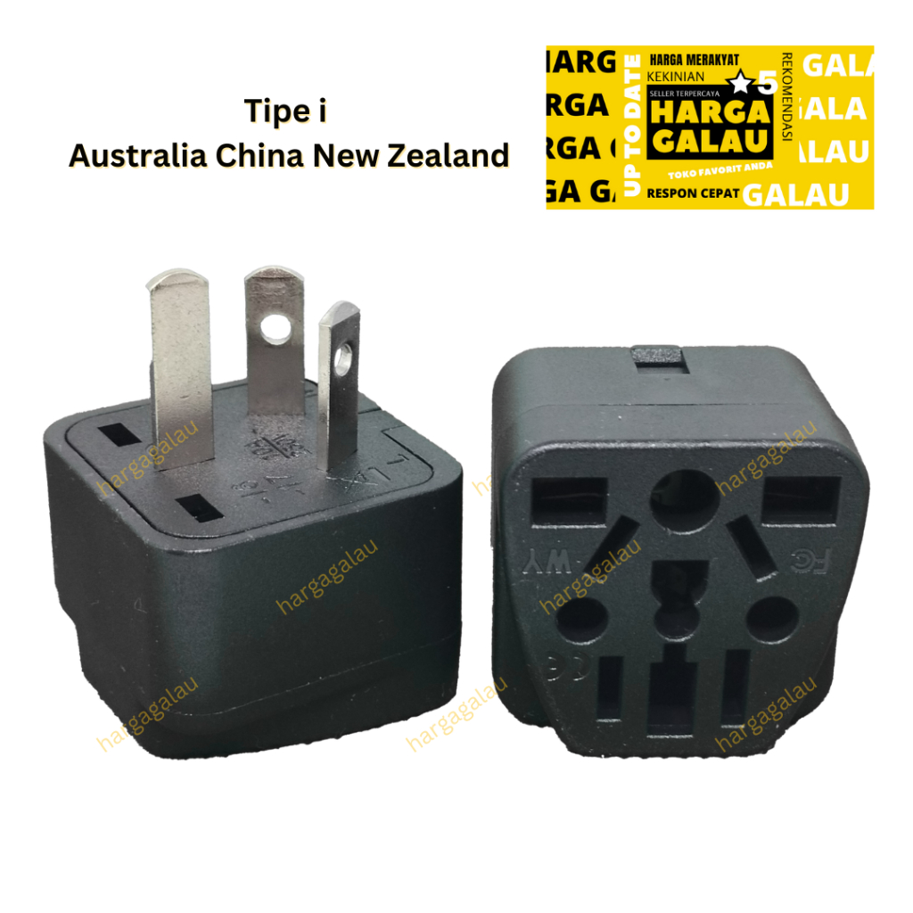 Jual Tipe i AU CN NZ kaki 3 pin Colokan Listrik AUSTRALIA CHINA ...