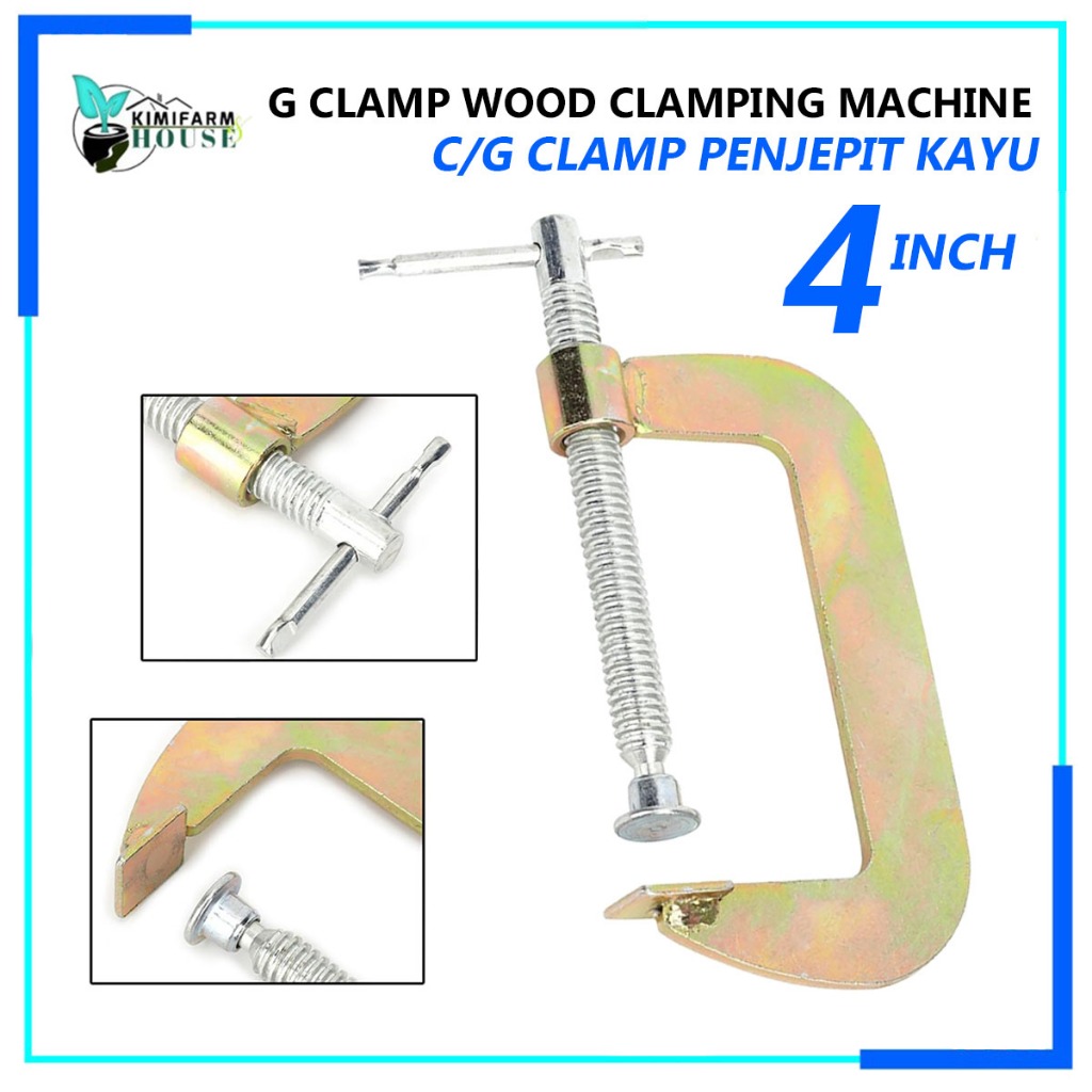 Jual C/G Clamp Jepit Serbaguna 4 inch Klem Penjepit Meja Kayu Catok ...