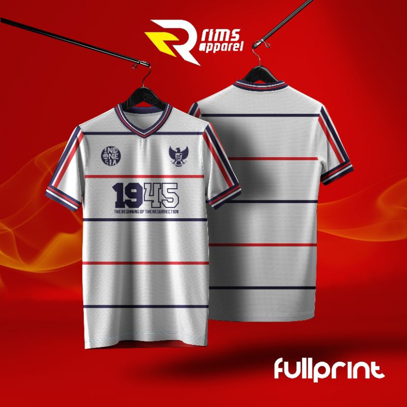 Jual JERSEY 1945 INDONESIA RETRO VINTAGE / Jersey timnas retro/ Jersey ...