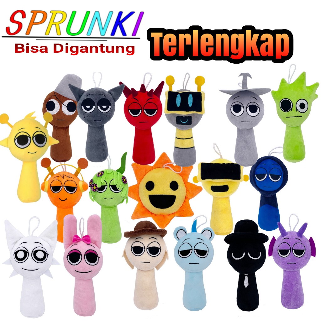 Jual Boneka Sprunki Terlengkap Sprunki Incredibox Fun Bot Wenda Pinki ...
