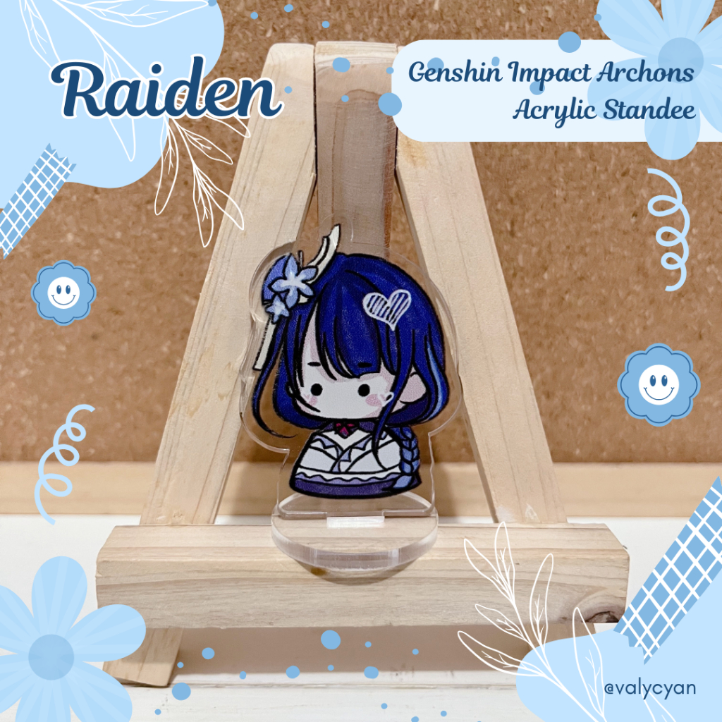 Jual [ Valycyan ] Acrylic Standee Archon Raiden Shogun - Merchandise ...