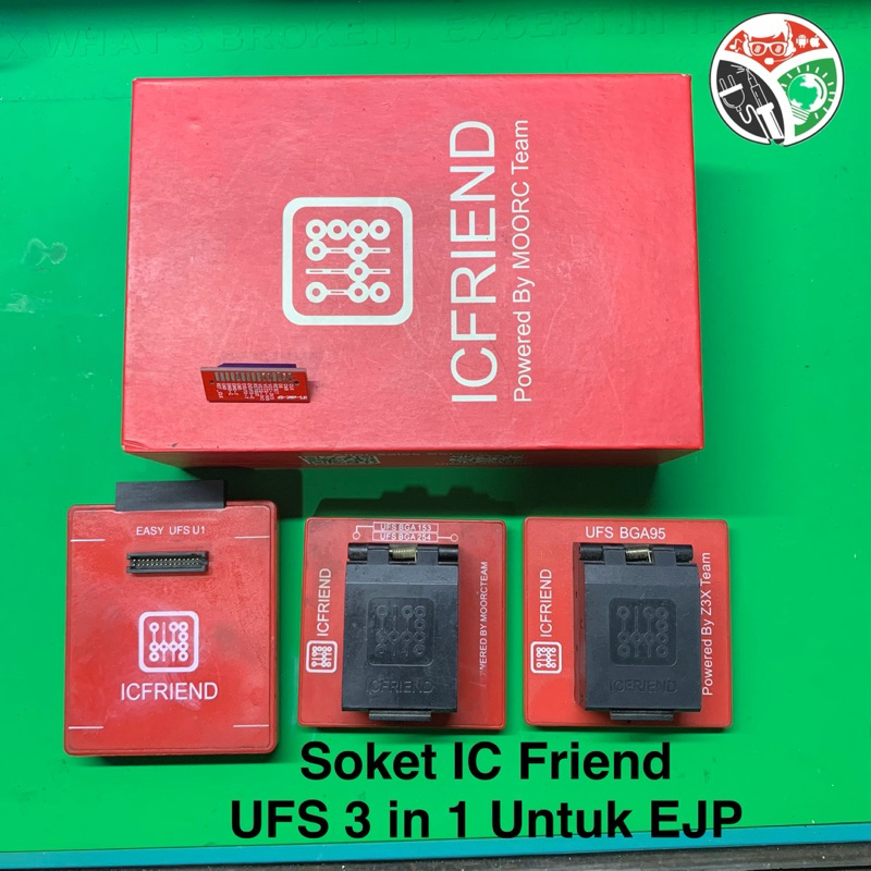 Jual Soket IC Friend UFS 3 IN 1 - Box Soket UFS Easy Jtag Plus (UFS U1 ...