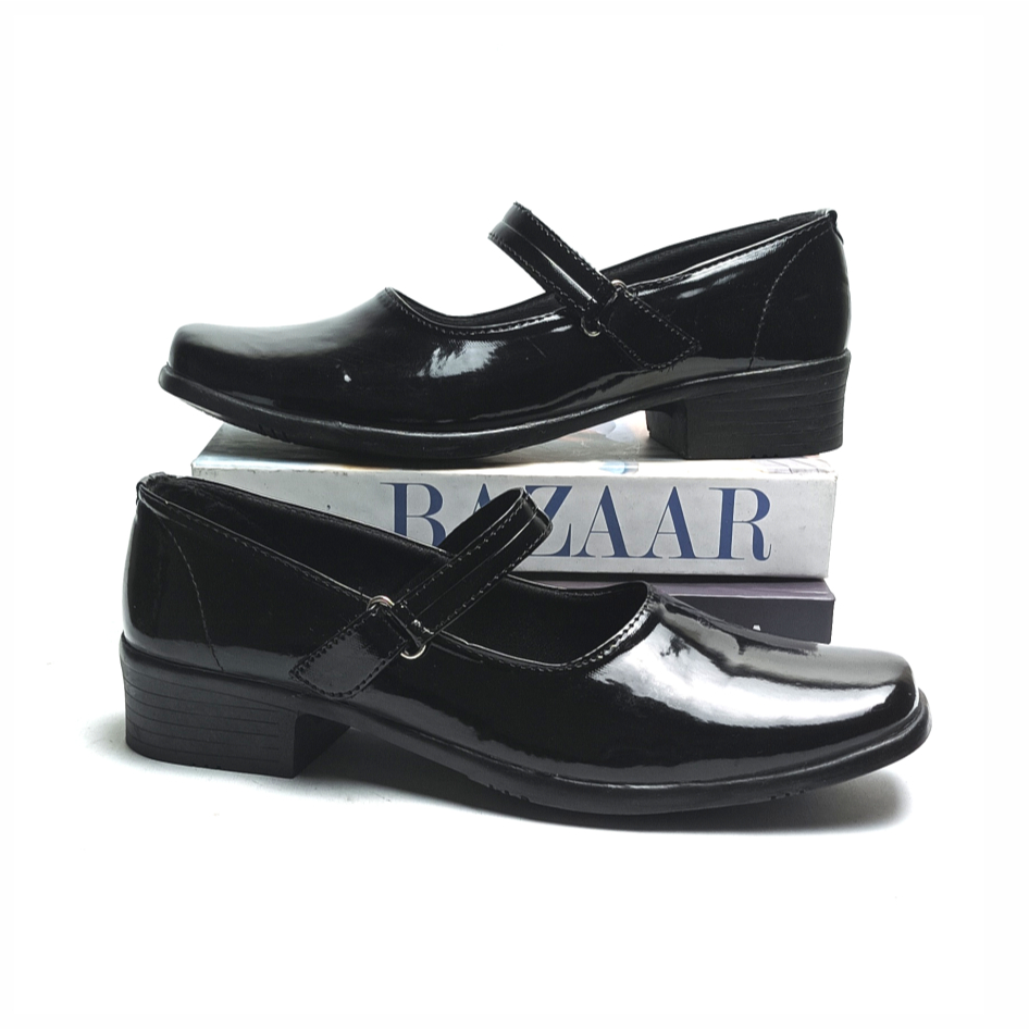 Jual SEPATU PANTOFEL GLOSSY WANITA SEPATU PASKIB PASKIBRAKA SEPATU ...
