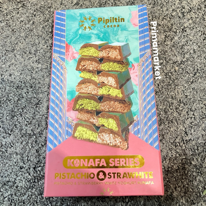 Jual Ready Stock Dubai Chocolate Pipiltin Cocoa Kunafa Pistachio ...