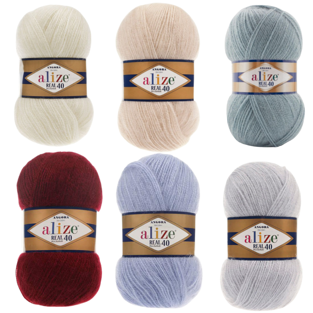 Jual Benang wol rajut premium Alize Angora Real 40 wool yarn for ...