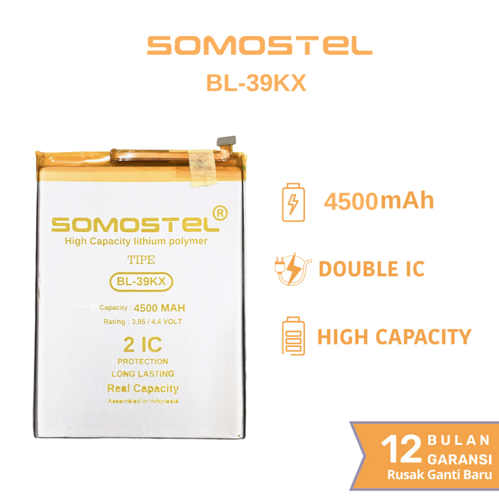 Jual Somostel - BL-39KX Infinix Hot 7 Pro X624 / Hot 7 X625 / S4 X626 ...