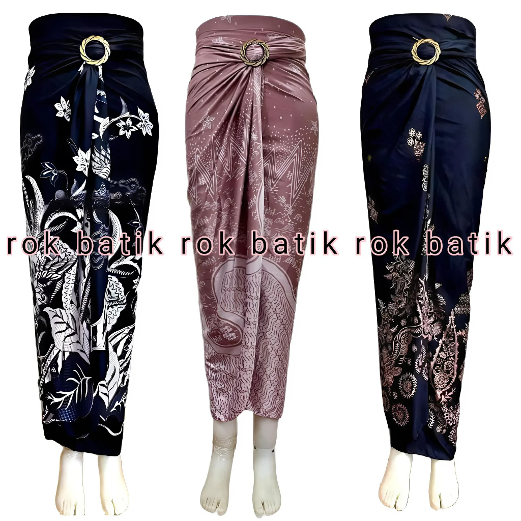 Jual NEW (50 Motif) Rok lilit batik modern motif terbaru/ rok serut ...