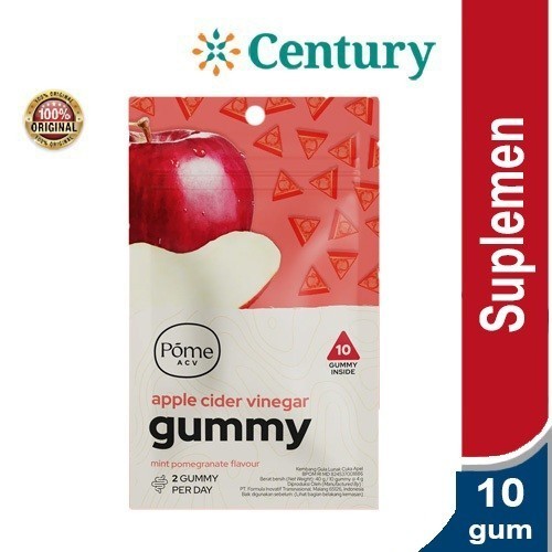 Jual Pome Apple Cider Vinegar Gummy Sachet Isi 10 Suplemen Diet / diet ...
