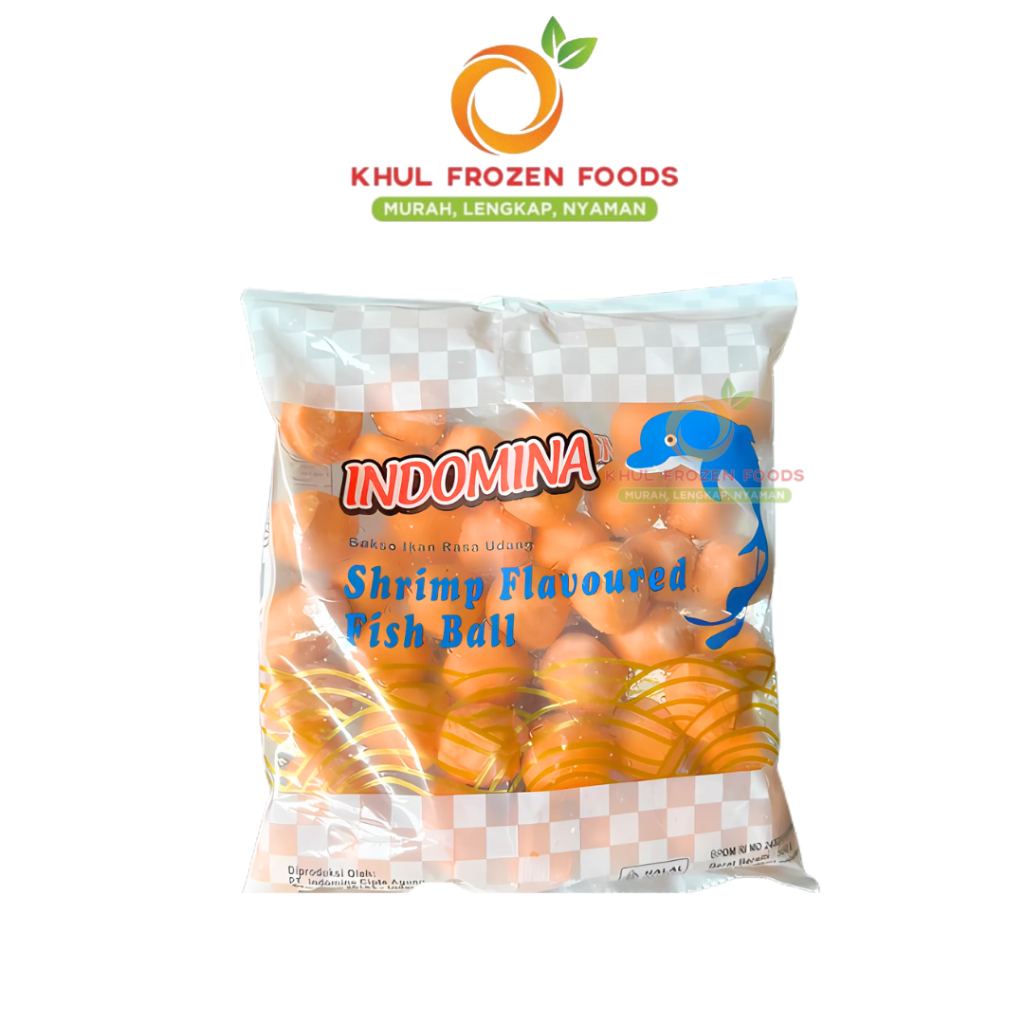 Jual Indomina Bakso Udang 500gr / INDOMINA / Bakso udang / Olahan ikan ...