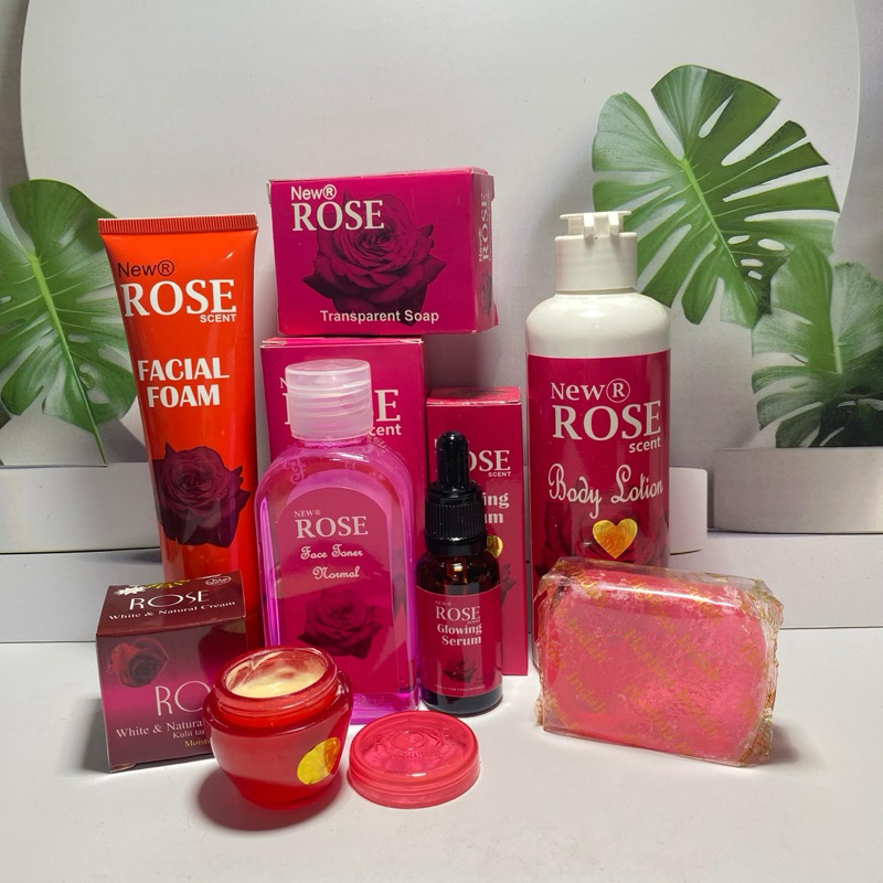 Jual Paket Lengkap Cream Rose Original +Body scrub and Lotion | Shopee ...