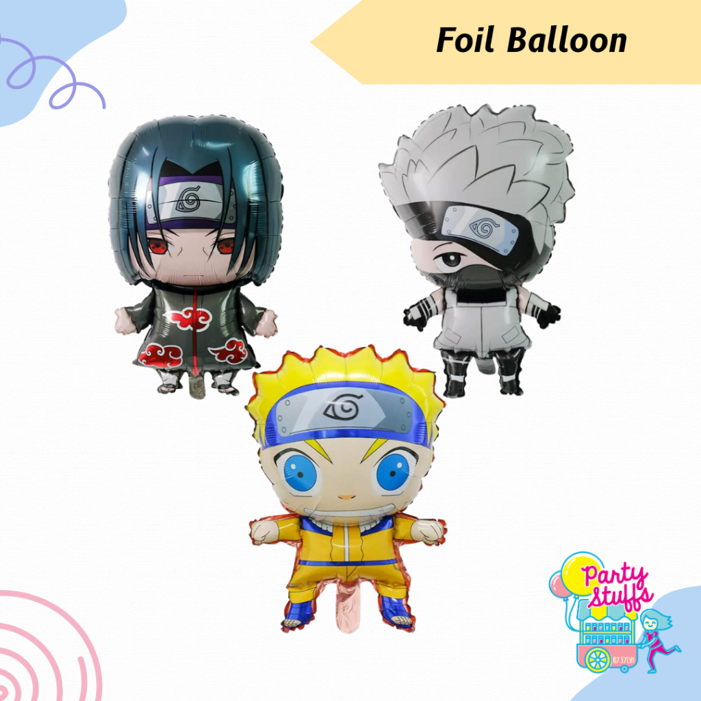 Jual Balon Foil Anime Naruto / Balon Foil Kakashi Hatake / Foil Balon ...