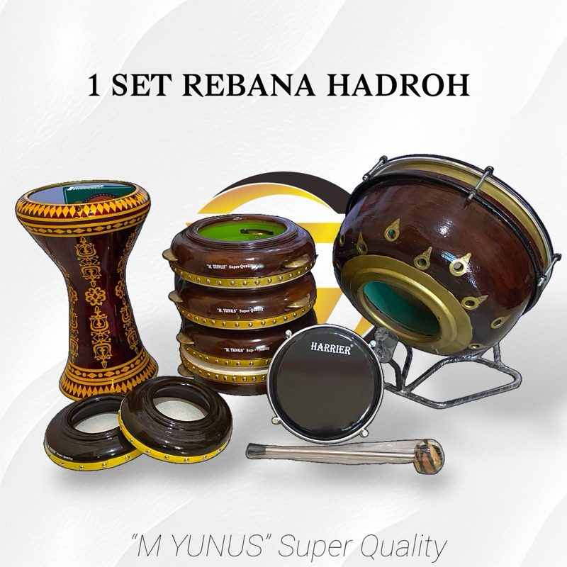 Jual Alat Rebana Hadroh Jepara Fullset Rebana Hadroh Jepara Bass Tawon ...