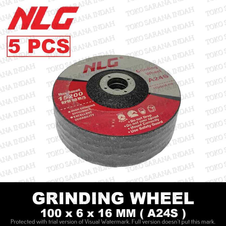 Jual NLG A24S Mata Grinding Wheel 4" Batu Poles Asah Selep Besi Gerinda ...