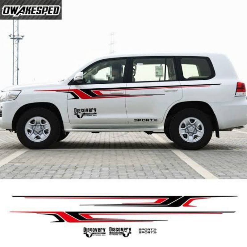 Jual Sticker mobil Toyota land Cruiser sticker list terlaris mobil land ...