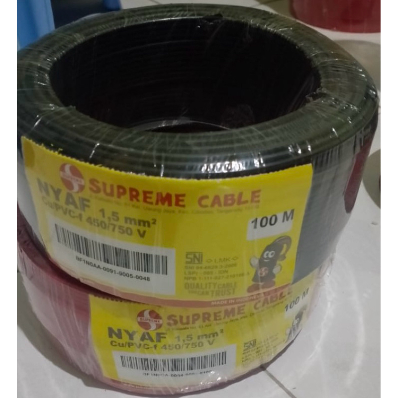 Jual Kabel NYAF 1,5mm Supreme 100m Original | Shopee Indonesia