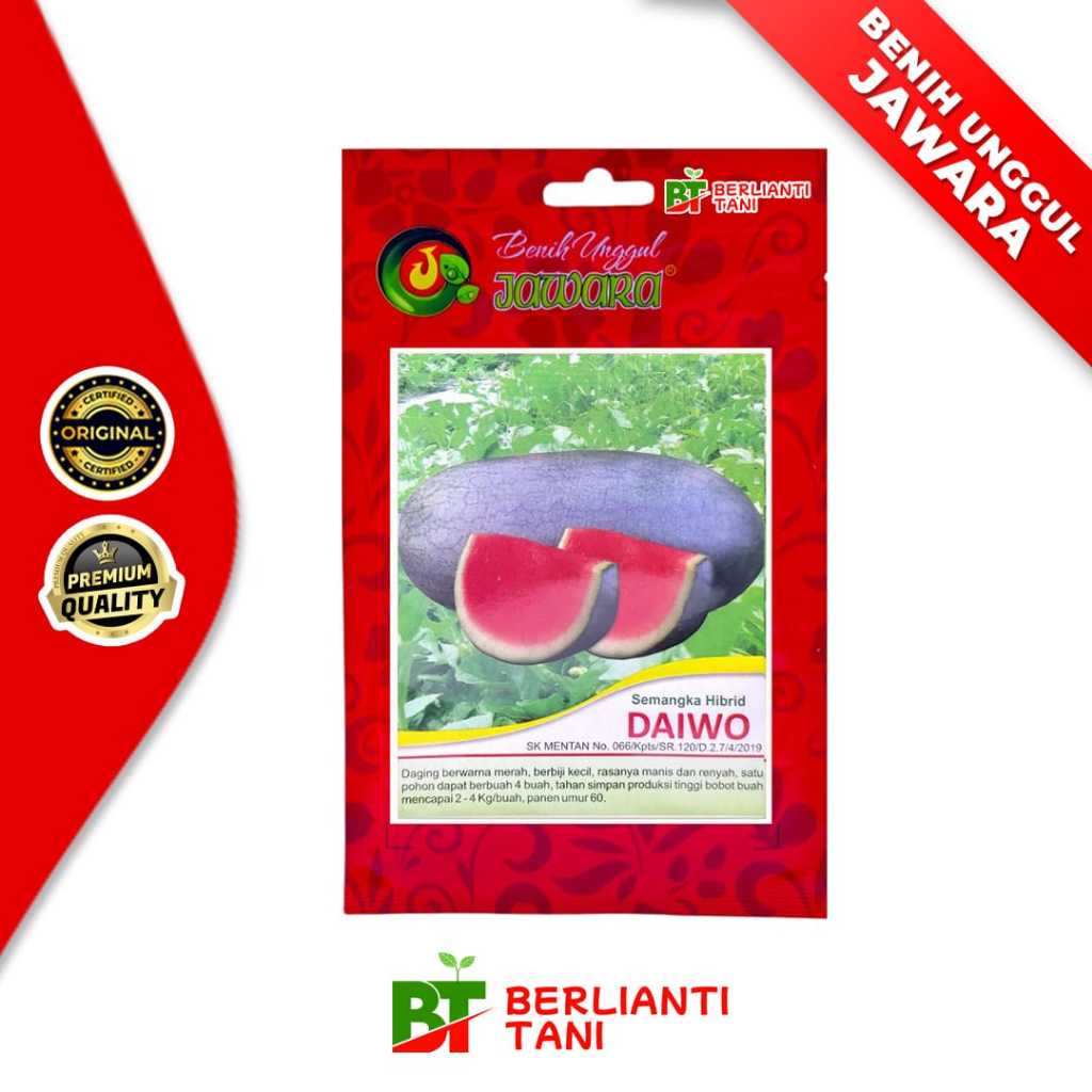 Jual BENIH UNGGUL SEMANGKA HIBRID DAIWO ISI 5 Gram || PRODUK JAWARA ...