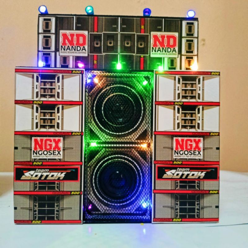 Jual MINIATUR SOUND SYSTEM HOREG CLARITI FULL NTROTOK-NTROK MIDLE ...
