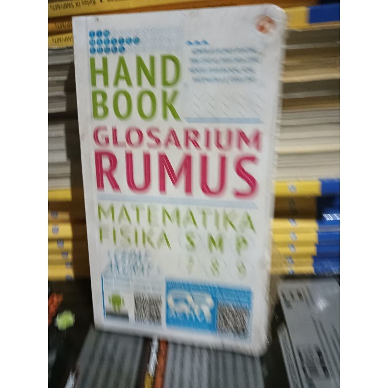 Jual Hand Book Glosarium Rumus Matematika, Fisika SMP Kelas 7, 8, 9 ...